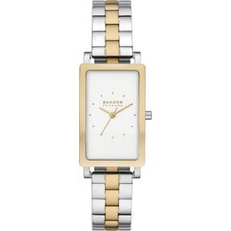 Skagen Damen Quarzuhr "HAGEN LILLE", gold, Armbanduhren, Armbanduhr, Damenuhr, Edelstahlarmband, analog