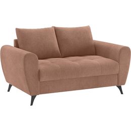 2-Sitzer MR. COUCH, B:160cm H:71cm T:90cm, braun, Novaclean Avanti (100% Polyester), Sofas, "Blackburn II", Mit Kaltschaumpolsterung bis 140 kg