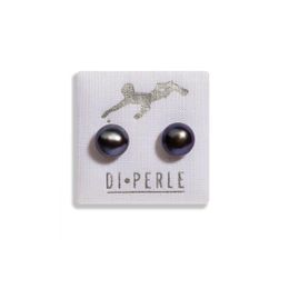 Adelia&acute;s ADELIA ́S Damen Paar Ohrstecker "Damen Perlenschmuck 925 Silber S&uuml;sswasser Perlen Ohrstecker", Damen, Silber 925 (Sterlingsilber), grau, Silber 925