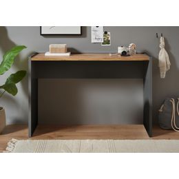Konsole Inosign, B:120cm H:78cm T:40cm, schwarz, FSC-zertifizierter Holzwerkstoff, Sideboards, "CiTY/GiRON, Konsolentisch, Schminktisch,