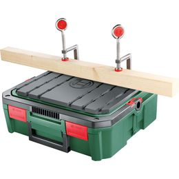 Bosch Systembox 'Ready to Saw' mit Werkbank-Funktion