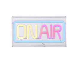 Just Light LED-Neon-Bild 'On Air' mehrfarbig 23 x 12,7 x 4 cm
