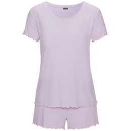 Vivance Short Pajama Set 'Dreams' female Purple size 32/34