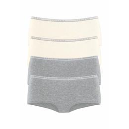 Lascana Panty Damen Größe XS creme / graumeliert