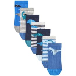 next Socken Jungen Gr&ouml;&szlig;e 23/26 marine / enzian / cyanblau / graumeliert
