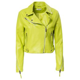 Influencer Jacke Damen Gr&ouml;&szlig;e S limette