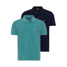 Williot Poloshirt Herren Gr&ouml;&szlig;e XXXL nachtblau / petrol