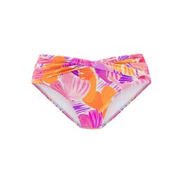 Sunseeker Bikinihose Damen Gr&ouml;&szlig;e S lila / orange / wei&szlig;