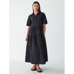Willa Kleid 'ALIDA MIDI DRESS' Damen Gr&ouml;&szlig;e 38 schwarz Winterkleid
