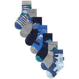 next Socken Jungen Gr&ouml;&szlig;e 19/22 blau / marine / opal / grau
