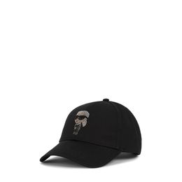 K by KARL LAGERFELD Karl Lagerfeld Cap Damen Gr&ouml;&szlig;e 55/60 beige / schwarz / wei&szlig;