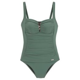 Lascana Badeanzug Damen Gr&ouml;&szlig;e L gold / oliv