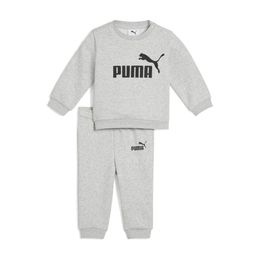 Puma Jogginganzug 'Essentials' Jungen Gr&ouml;&szlig;e 92 graumeliert / schwarz