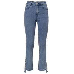 Influencer Jeans Damen Gr&ouml;&szlig;e 25/26 blue denim