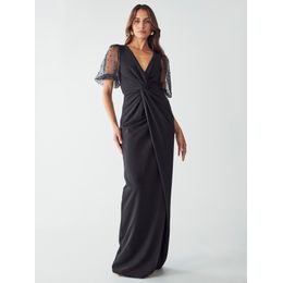 BWLDR Abendkleid 'CHIARA' Damen Gr&ouml;&szlig;e 36 schwarz Winterkleid