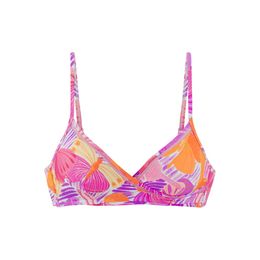 Sunseeker Bikinitop Damen Gr&ouml;&szlig;e 75 dunkellila / orange / rosa / dunkelpink