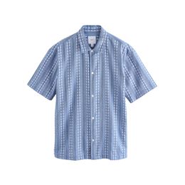 next Hemd Herren Gr&ouml;&szlig;e XXXL blau / offwhite