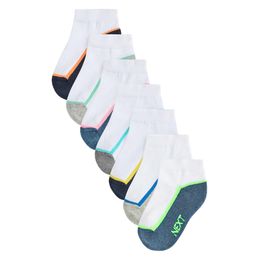 next Socken Jungen Gr&ouml;&szlig;e 19/22 blaumeliert / graumeliert / hellpink / wei&szlig;