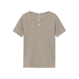 name it T-Shirt 'Kab' Jungen Gr&ouml;&szlig;e 104 dunkelbeige