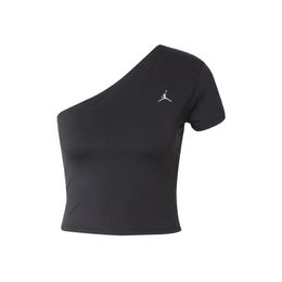 Jordan Sportshirt 'Asym' Damen Gr&ouml;&szlig;e XS hellgrau / schwarz