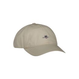 Baseball Cap Gant "Cap SHIELD COTTON TWILL CAP", Damen, beige, Obermaterial: 100% Baumwolle CO., Caps