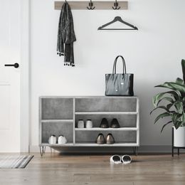vidaXL Schuhregal 102X36X60 Cm Holzwerkstoff | Farbe: Betongrau