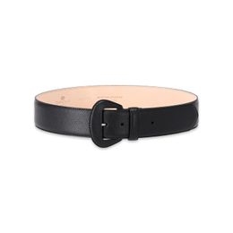 Fausto Colato Gürtel - Breiter Gürtel aus Leder - Gr. 100 - in Schwarz - für Damen