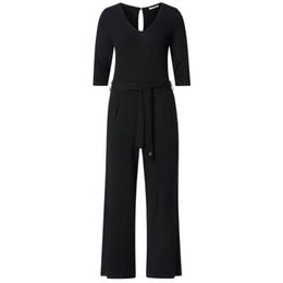 Alma & Lovis Alma & Lovis Damen-Jumpsuit Piqu&eacute; M Schwarz
