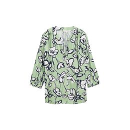 Tom Tailor Damen Bluse mit Muster, gr&uuml;n, Gebl&uuml;mt, Gr. 36