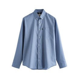 next Hemd Herren Gr&ouml;&szlig;e XXXL navy / taubenblau / wei&szlig;