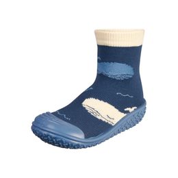 Playshoes Badeschuh Jungen Gr&ouml;&szlig;e 22/23 marine / hellblau / wollwei&szlig;
