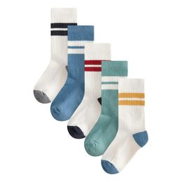 next Socken Jungen Größe 37/40 türkis / blue denim / schwarz / weiß