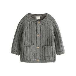 next Knit Cardigan boy Grey size 6-9 mths