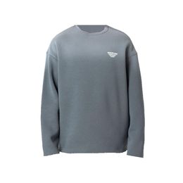 Dandalo Sweatshirt Herren Gr&ouml;&szlig;e XL silbergrau / wei&szlig;
