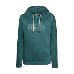 Greenbomb Sweatshirt 'Bike Classic' Damen Gr&ouml;&szlig;e L smaragd / wei&szlig;