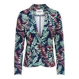 Only Blazer 'ONLJENNY' Damen Gr&ouml;&szlig;e 36 navy / rostbraun / schilf / pastellgr&uuml;n