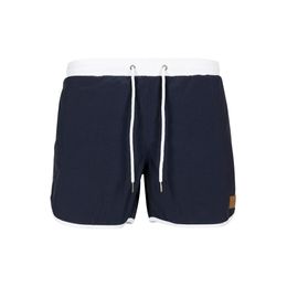 Urban Classics Badeshorts Herren Größe M navy / weiß