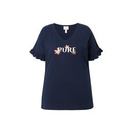 Ulla Popken Pajama Shirt female Blue size 46-48