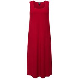 Ulla Popken Kleid Damen Größe 46/48 rot Winterkleid