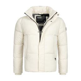 INDICODE JEANS Jacke 'Lanse' Herren Gr&ouml;&szlig;e S creme / schwarz