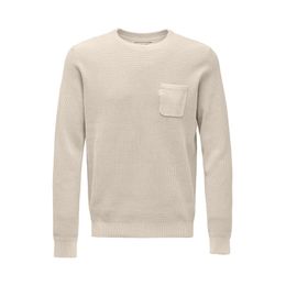 Salsa Jeans Pullover Herren Gr&ouml;&szlig;e S hellbeige