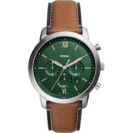 Fossil Analog Watch male Brown size One Size