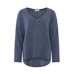 Zwillingsherz Sweatshirt 'Positive Mind' female Blue size L/XL