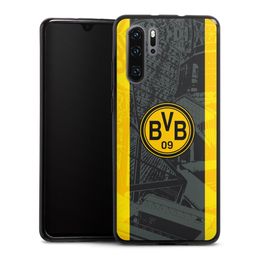 DeinDesign Huawei P30 Pro Handy Silikon H&uuml;lle Case schwarz Handyh&uuml;lle Bvb Borussia Dortmund Stadium