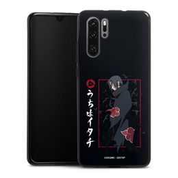 DeinDesign Huawei P30 Pro Handy Silikon H&uuml;lle Case schwarz Handyh&uuml;lle Official Licensed Product Naruto Shippuden Itachi Uchiha