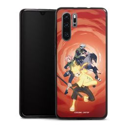 DeinDesign Huawei P30 Pro Handy Silikon H&uuml;lle Case schwarz Handyh&uuml;lle Naruto Shippuden Sasuke Sakura