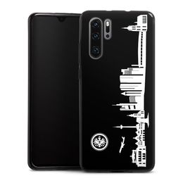 DeinDesign Huawei P30 Pro Handy Silikon H&uuml;lle Case schwarz Handyh&uuml;lle Eintracht Frankfurt Sge Skyline