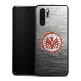 DeinDesign Huawei P30 Pro Handy Silikon H&uuml;lle Case schwarz Handyh&uuml;lle Eintracht Frankfurt Sge Logo
