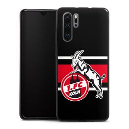 DeinDesign Huawei P30 Pro Handy Silikon H&uuml;lle Case schwarz Handyh&uuml;lle Official Licensed Product 1. Fc K&ouml;ln Logo