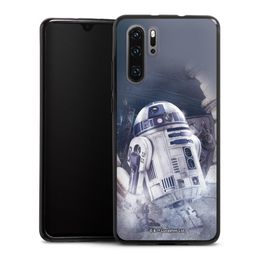 DeinDesign Huawei P30 Pro Handy Silikon H&uuml;lle Case schwarz Handyh&uuml;lle Robot Merchandise Star Wars